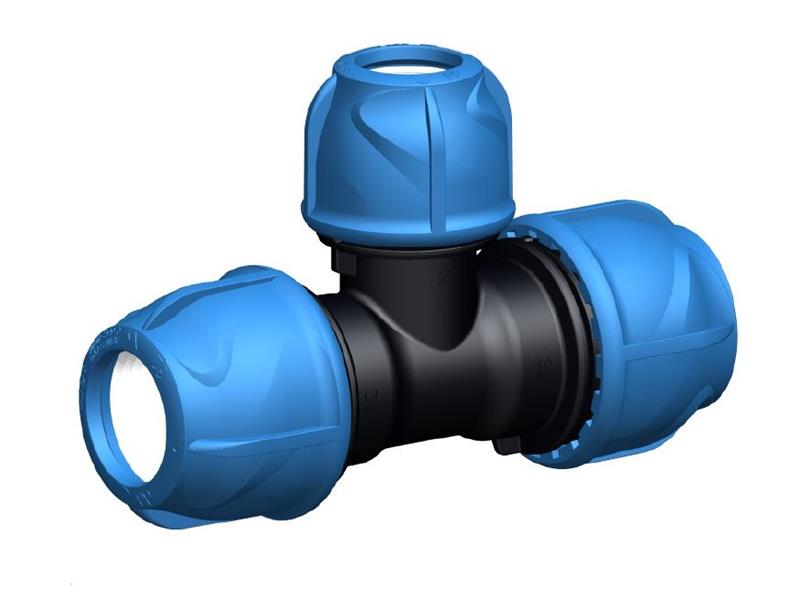 +GF+ iJoint T - Stück 90° Ø 20 x 25 x 20mm aus PP ND 16 D NBR, iJoint ...